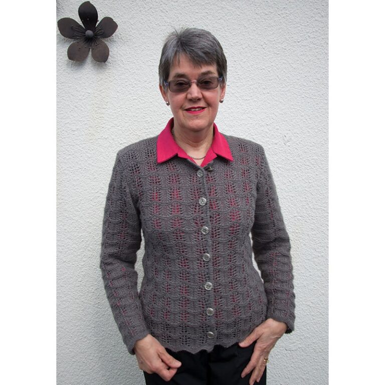 Scarborough Lace Jacket Pattern - Doulton Border Leicester Yarn